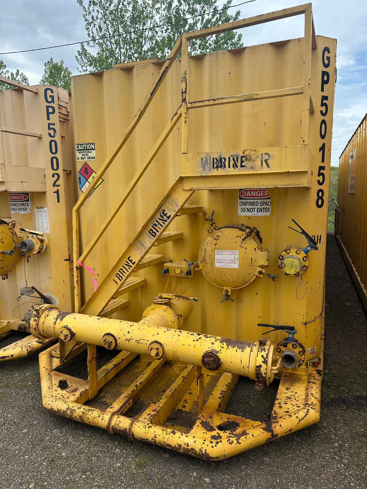 Wichita Flat Roof Frac Tank (GP50158) – Used Frac Tanks